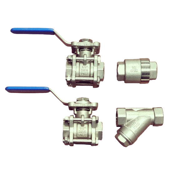 Genebre | 1/2" BSP Stainless Steel Trap Set Ancillary Kit – HSB ...