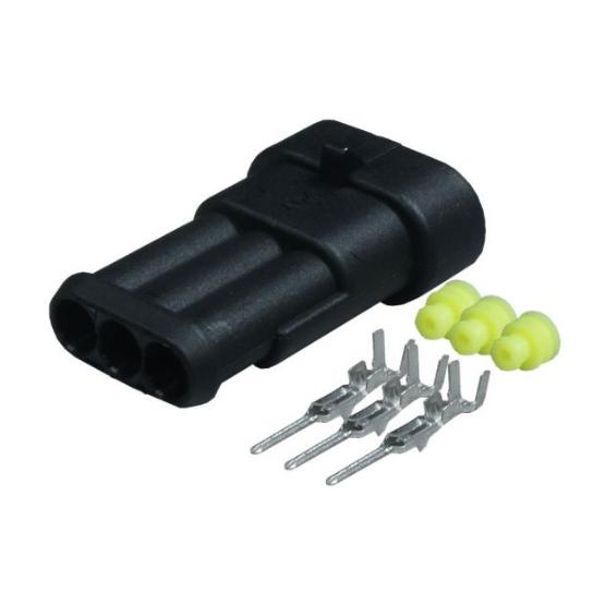 SuperSeal | SS3M | 3 Way, 0.5-1.5mm2 Male Connector Kit – HSB Technical ...